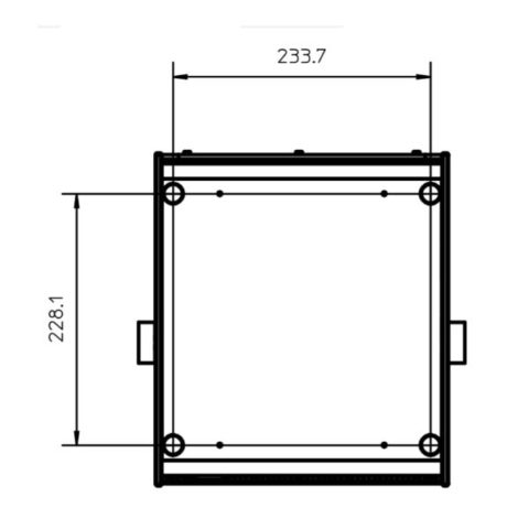 Open Frame - 3U Front - 6U Rear - 50HP | Hartmann Electronic